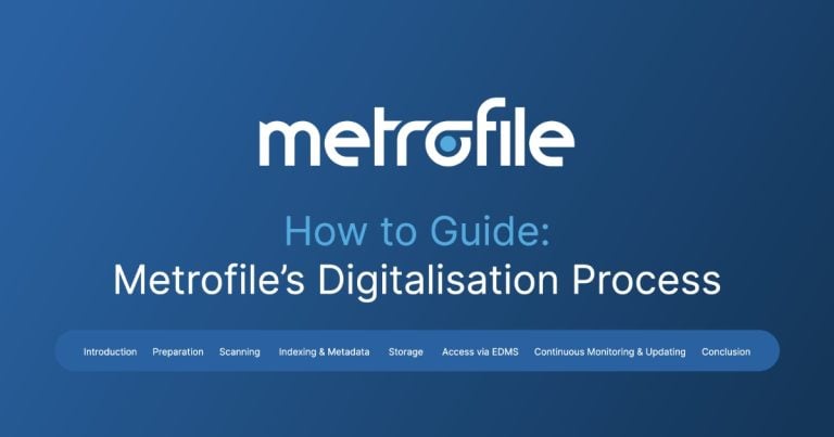 Secure Document Storage and Scanning I Metrofile